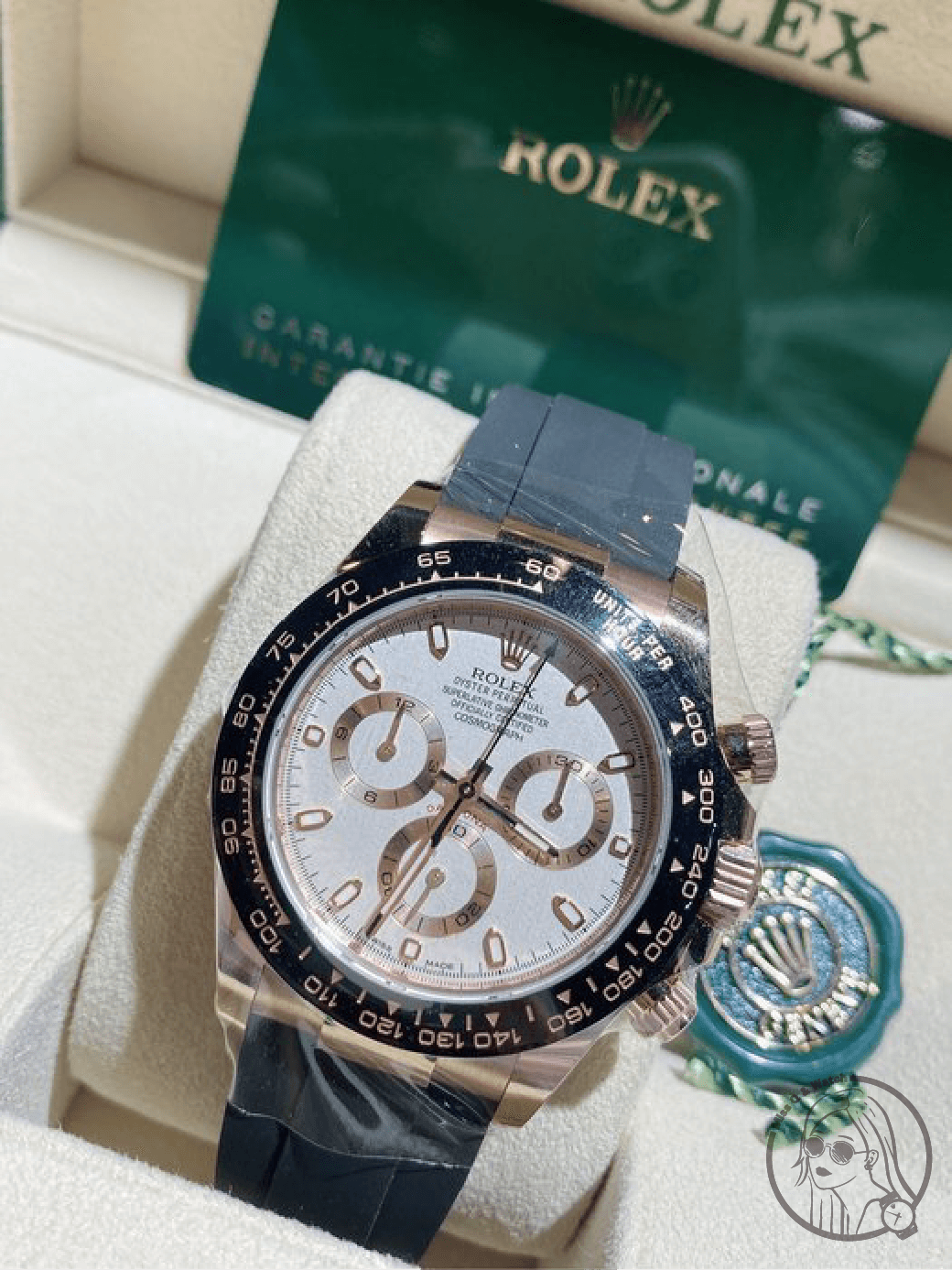 Rolex勞力士 DAYTONA 116515玫瑰金奶油白膠款 | 【Q Watch名錶交流｜Watches & Luxury. TW】