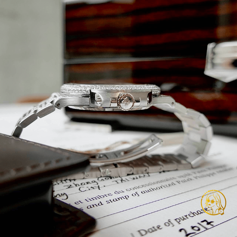 Patek Philippe百達翡麗Nautilus 5719/1G白金密鑽 | 【Q Watch名錶交流｜Watches & Luxury. TW】